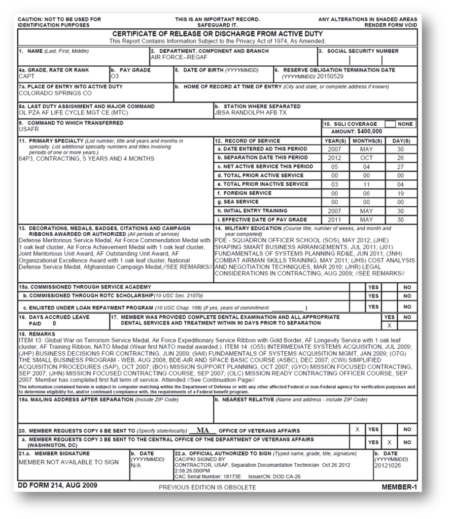 Army Family Separation Pay Form Army Military