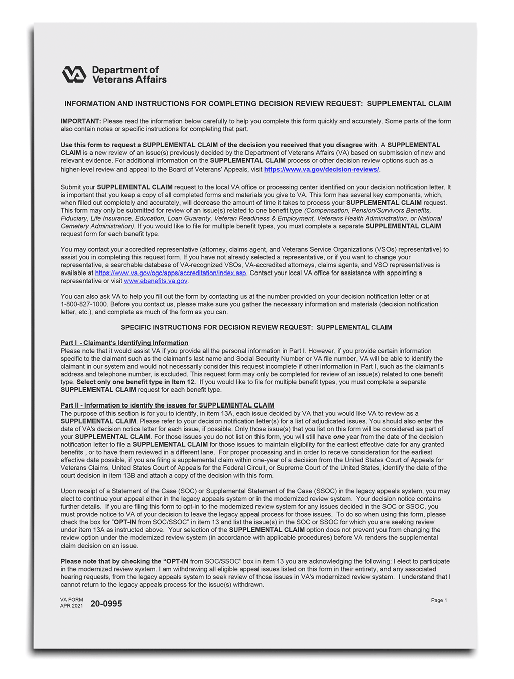 VA Claim Review Form 20-0995: Top 7 Questions!