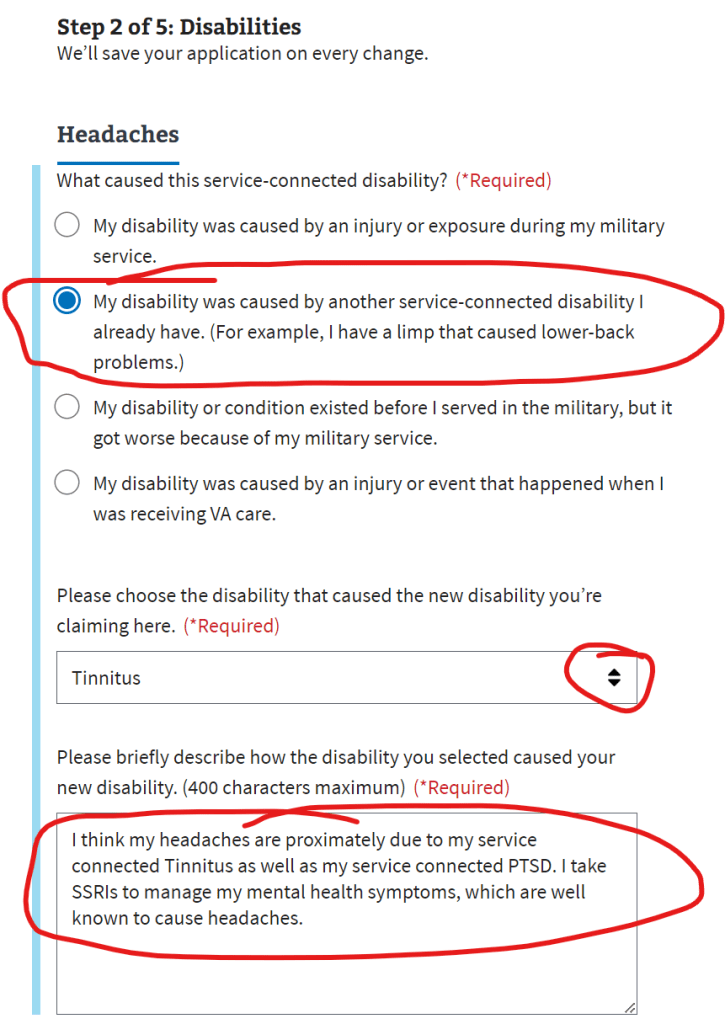 How to File a Secondary VA Claim Online (4-Step Process)