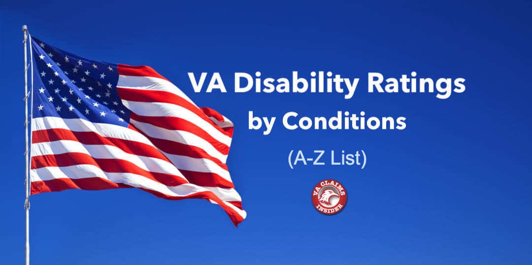 Explore VA Disability Ratings by Condition (A-Z List)